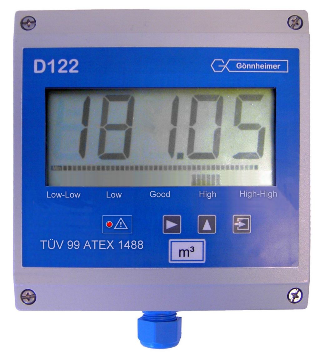 4-20 mA Anzeigetechnik D122A - Gönnheimer Elektronic GmbH