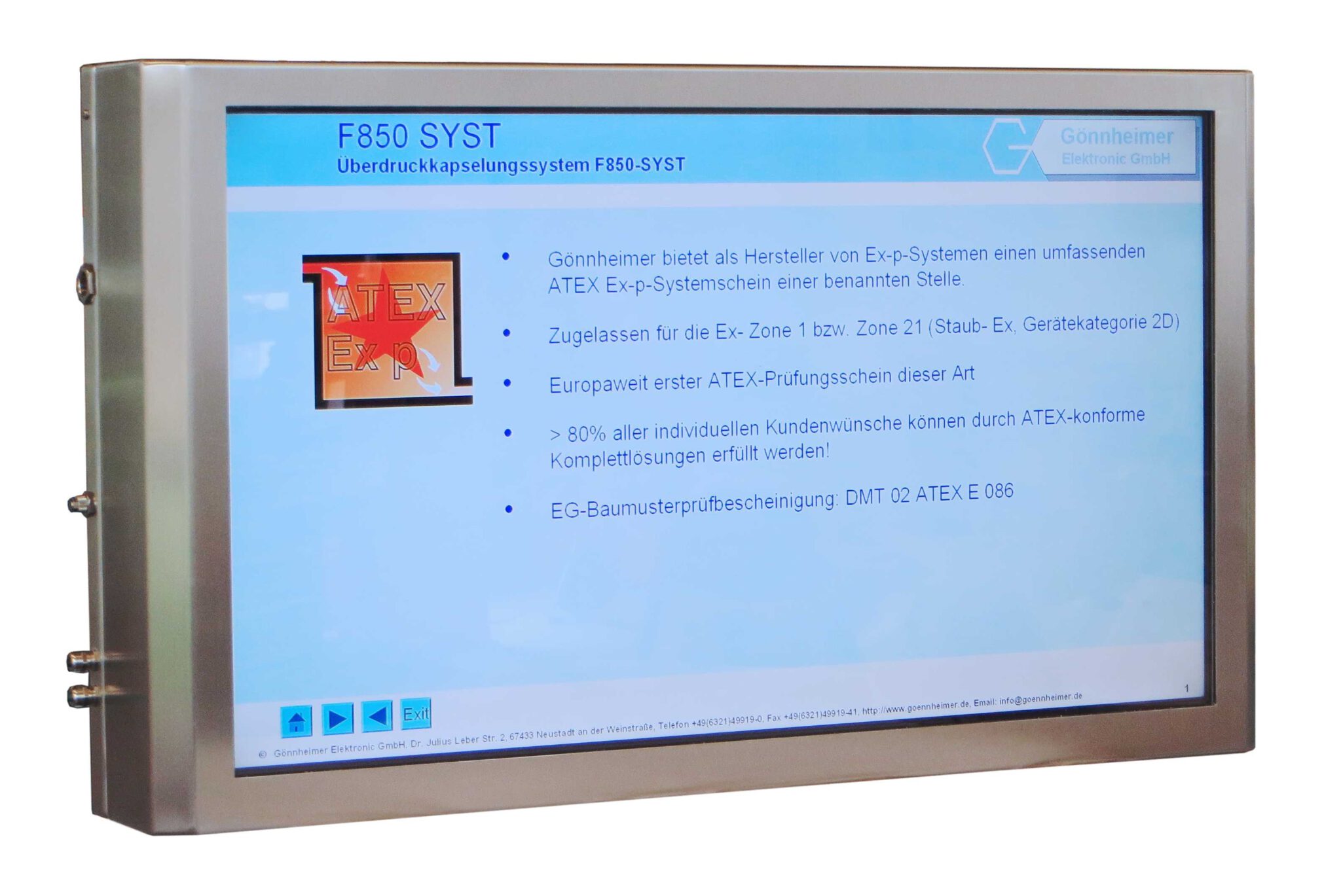 Ex-PC / HMI - Gönnheimer Elektronic GmbH